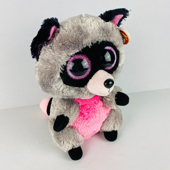 Ty | Toys | Ty Beanie Boos Rocco The Racoon Beanie Plush Animal Kids ...